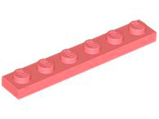 Деталь Lego 3666 Plate 1 x 6