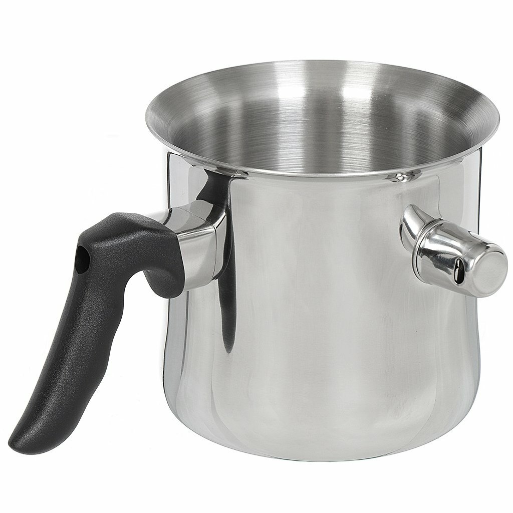 Молоковарка Катунь КТ-137А, 1 л, нержавеющая сталь. Идеальная посуда для приготовления напитков и кипячения молока