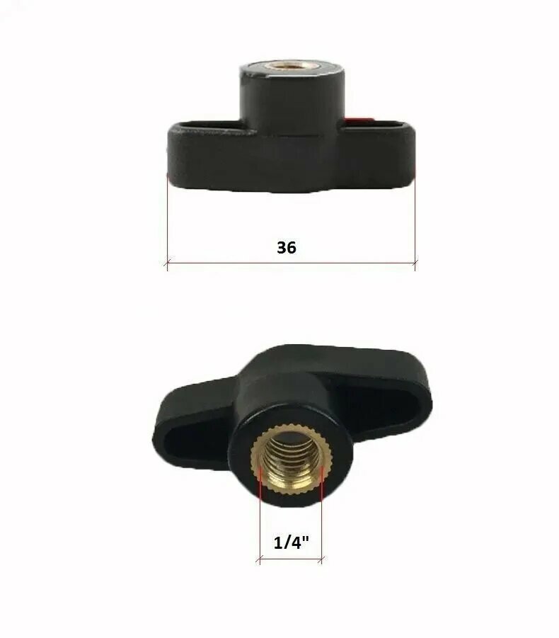 Гайка 1/4", 1 шт, 10 г