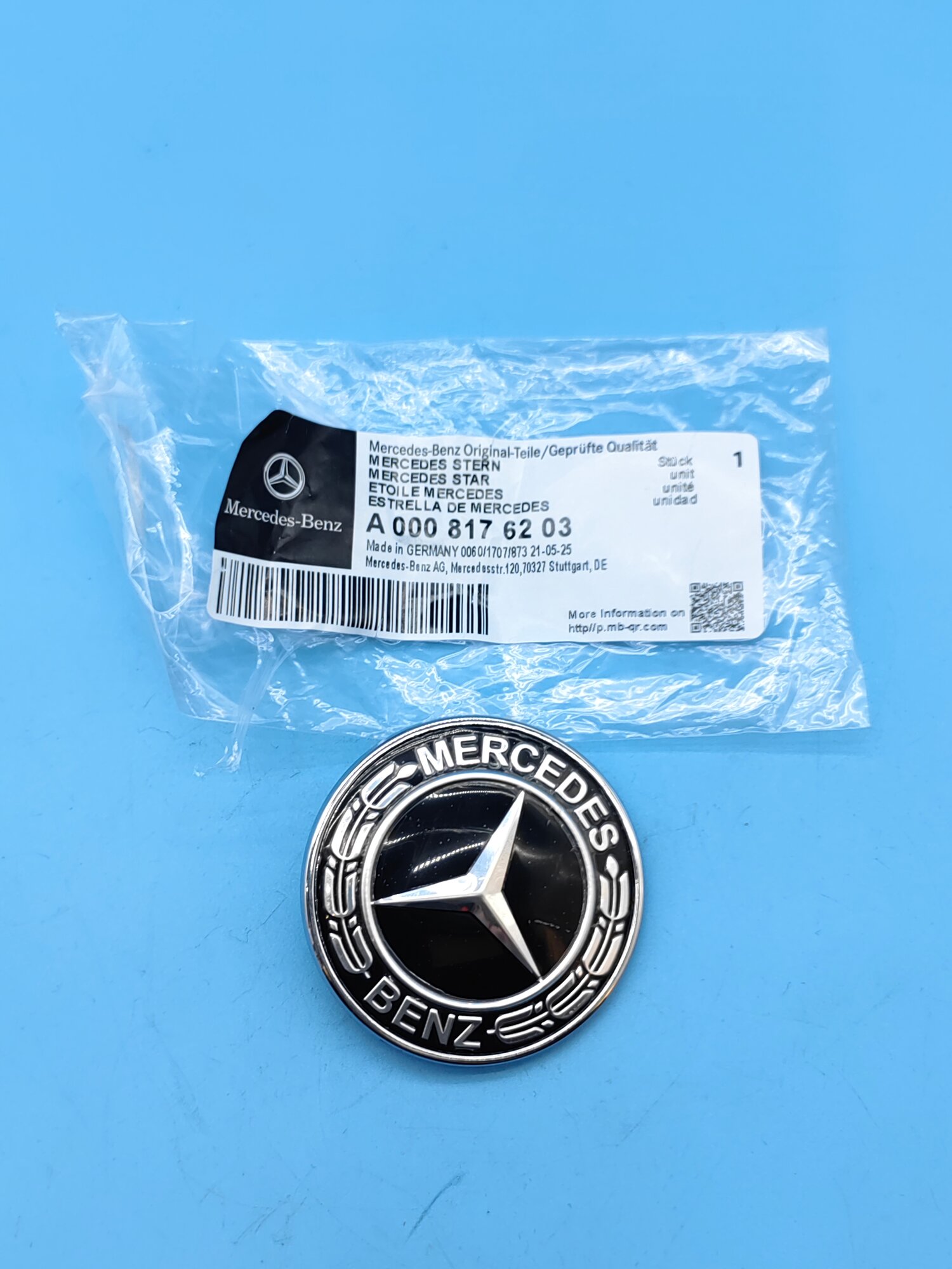 Mercedes-Benz Эмблема капота Mercedes Benz A0008176203