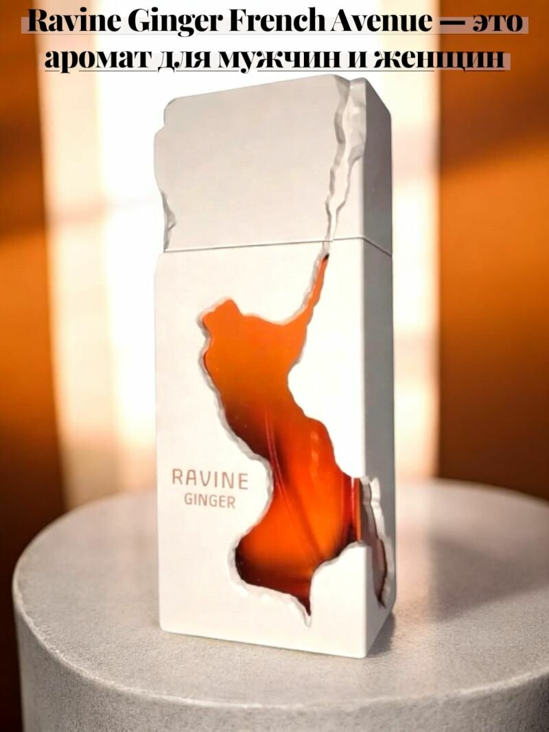 Парфюмерная вода French Avenue Ravine Ginger, для мужчин, восточные, фруктовые ноты