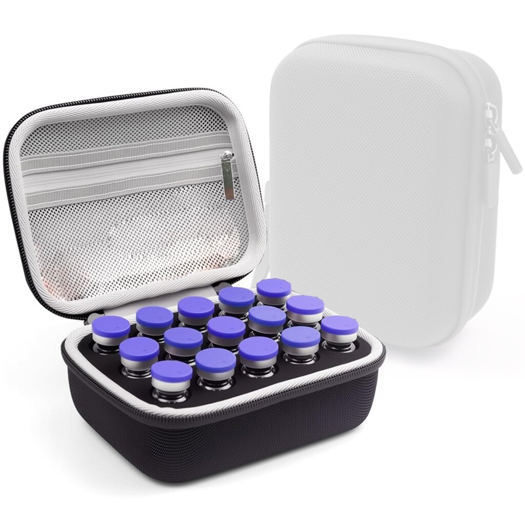 Тонкий Дорожный Футляр Для Инсулина С Отделениями объемом 10 мл, Водостойкий EVA Plan