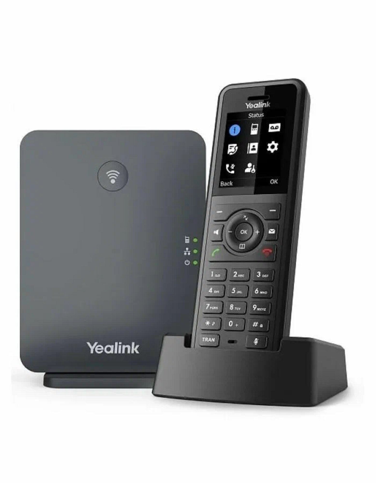 Телефонная система Yealink W77P (база W70B+трубка W57R) до 10 SIP-аккаунтов, до 10 трубок на базу