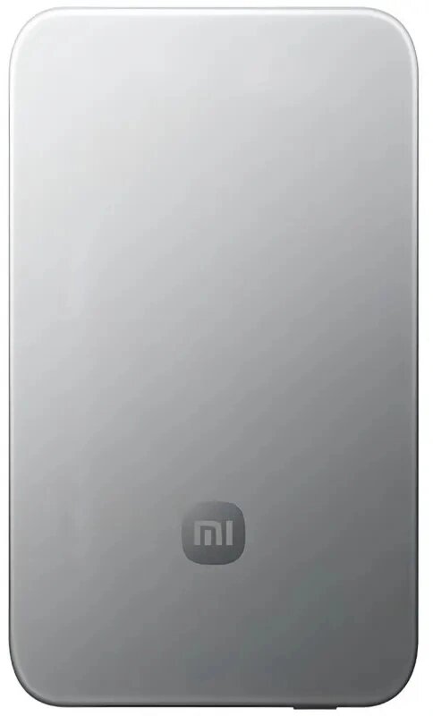 Мобильный аккумулятор Xiaomi UltraThin Magnetic Power Bank 5000 15W GL 5000mAh QC/PD 22.5W 3A USB-C беспров. зар. серебристый (BHR08Z2GL)