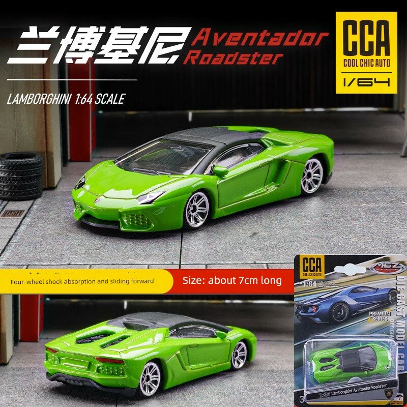 Модель автомобиля из сплава CCA в масштабе 1:64, миниатюрная, с амортизацией, карманная машинка Matchbox, детская