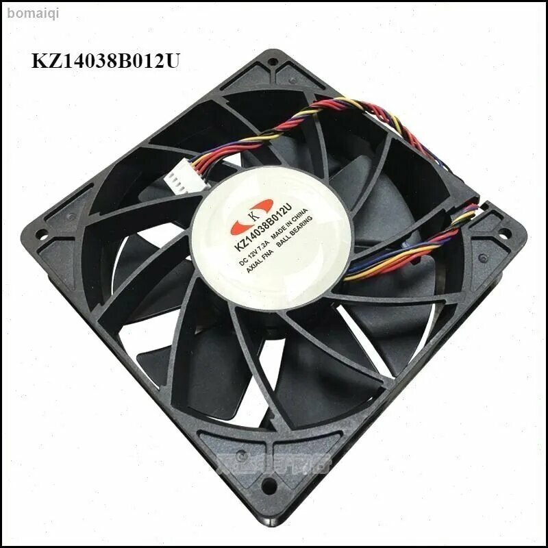 Эксклюзивный балансировочный кулер KZ14038B012U на 7.2A с 6 пинами для Whatsminer M20 M21 M30 M50
