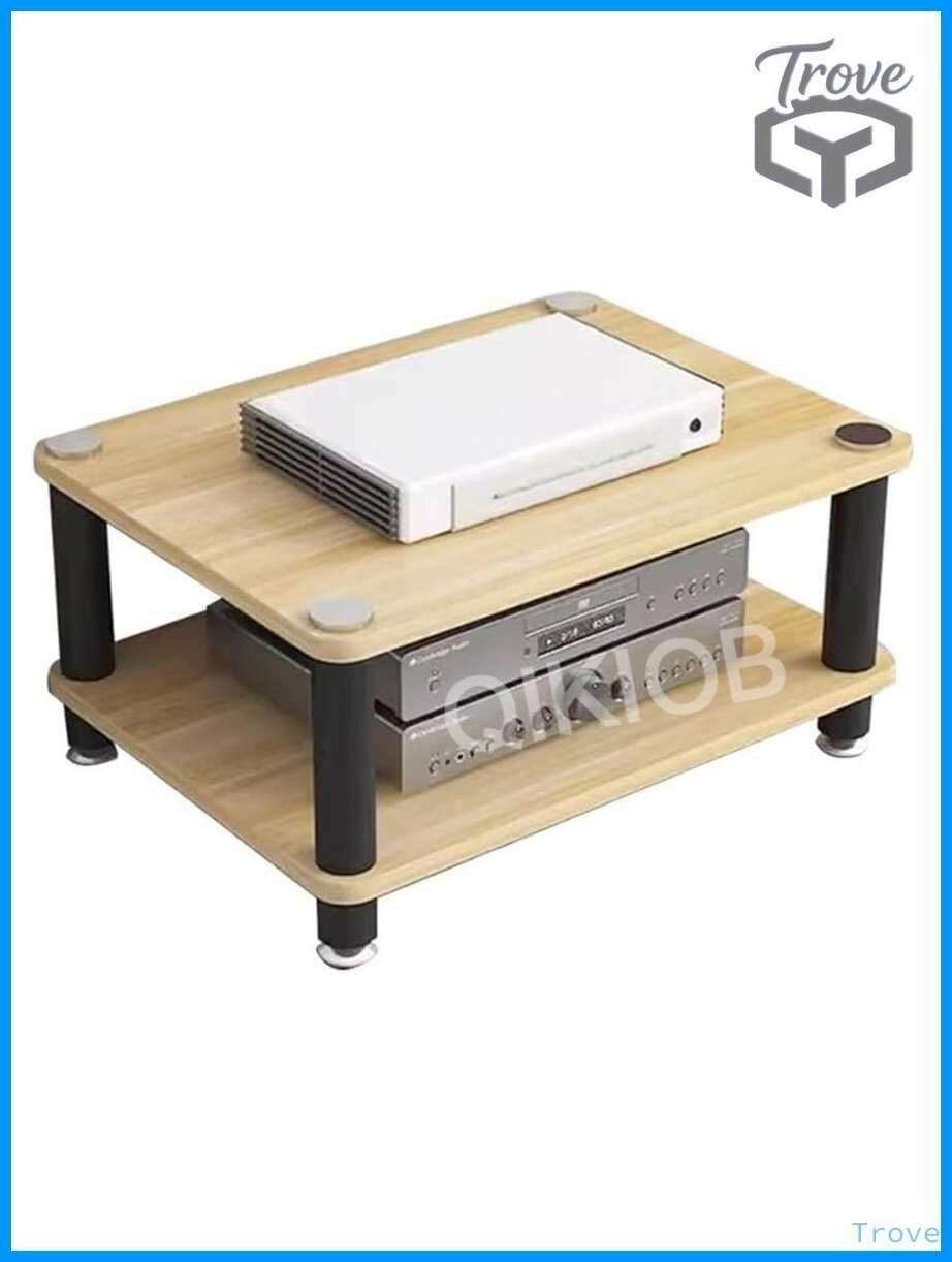 Стойка Для Hi Fi Аппаратуры 2Этажа, Стойка для Hi fi аппаратуры подходит для гостиной, 60x40x30cm