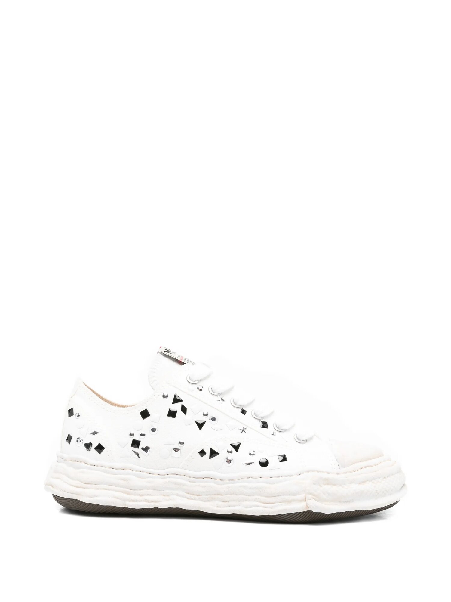 Кроссовки Stud-embellished chunky-sole sneakers