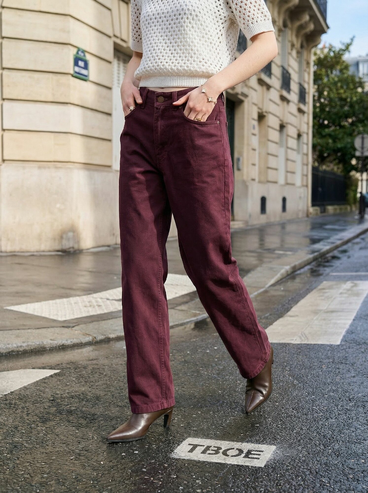 Джинсы багги 