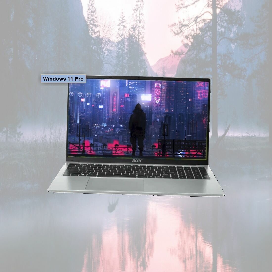 Ноутбук Acer Intel Core 3 3,1ГГц 8 ядер. 17' 1600x900 HD+ Intel Graphics Windows 11 Pro Русская раскладка