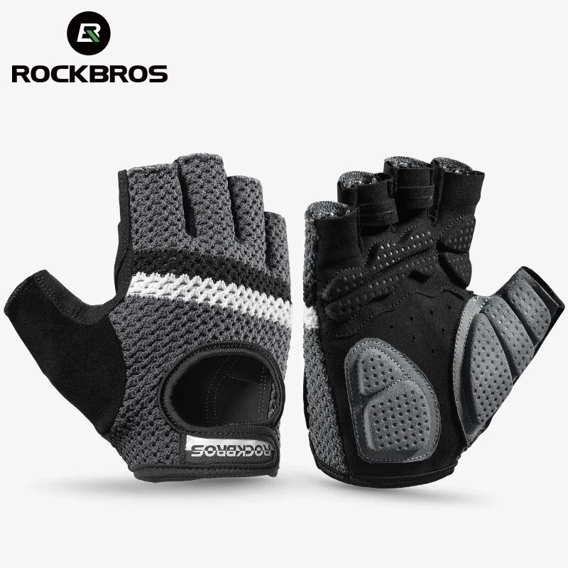 ROCKBROS Полупальцевые перчатки для фитнеса XXL