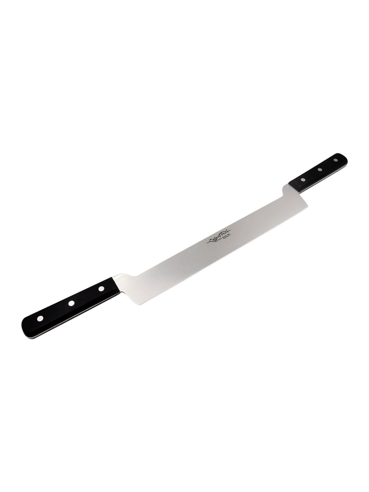 Профессиональный двуручный нож для резки твердого сыра, 30 см, Cutlery-Pro.