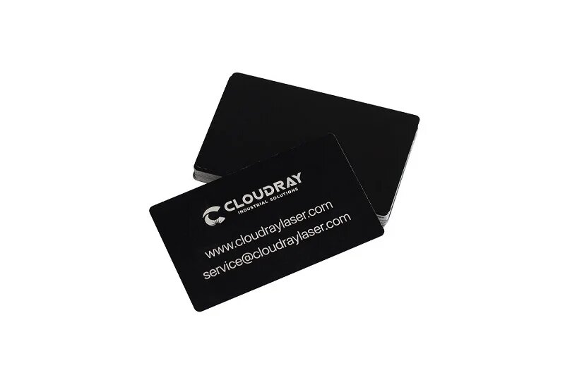 Визитки Cloudray черные, алюминиевый сплав