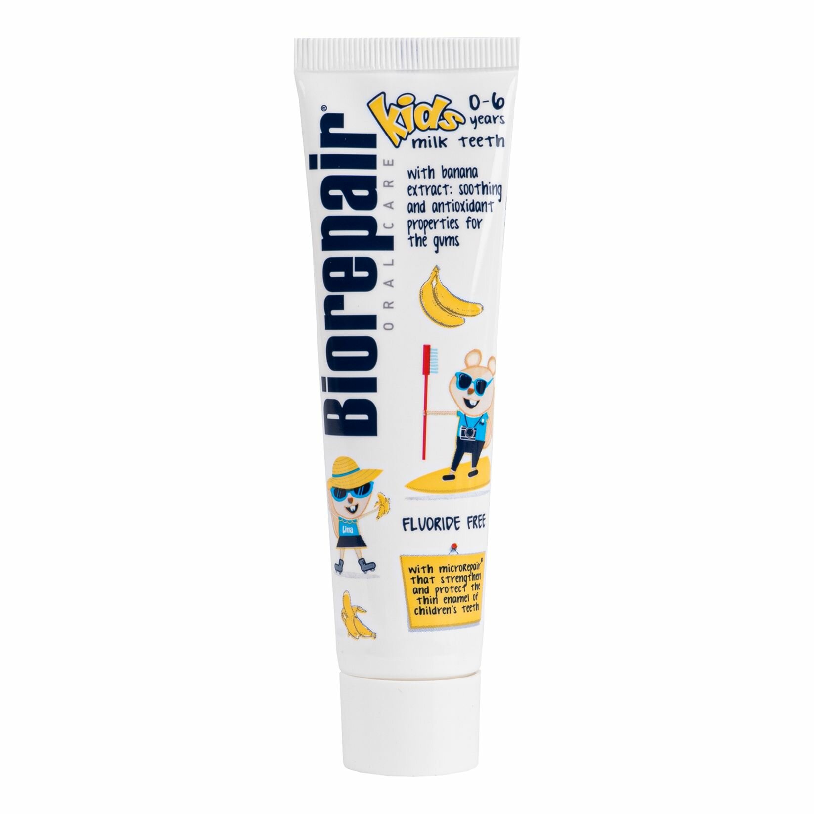 Зубная паста детская Biorepair Kids Banana Toothpaste банан