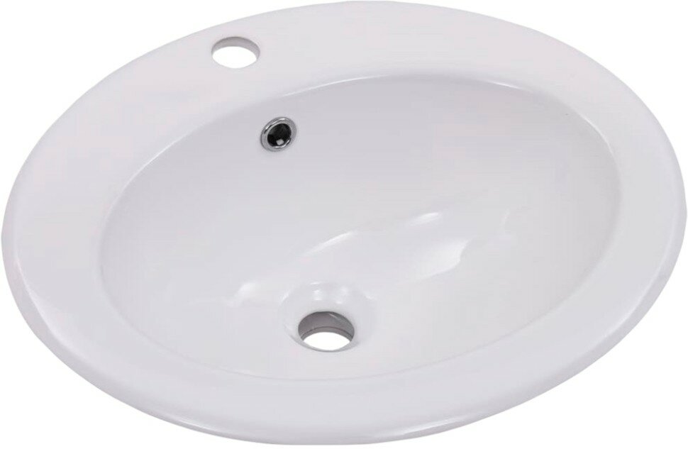 Раковина Gid 9413 71107 встраиваемая сверху белая 56x49x19