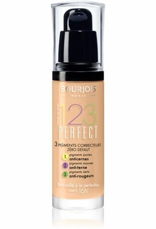 Пудра Bourjois 123 Perfect, оттенок 55 Beige Fonce, SPF 10, 30 мл