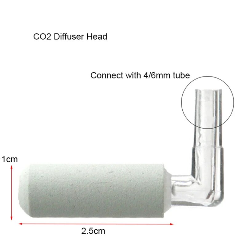 ZHIYANG Акриловый CO2 диффузор для аквариума CO2 Diffuser Head
