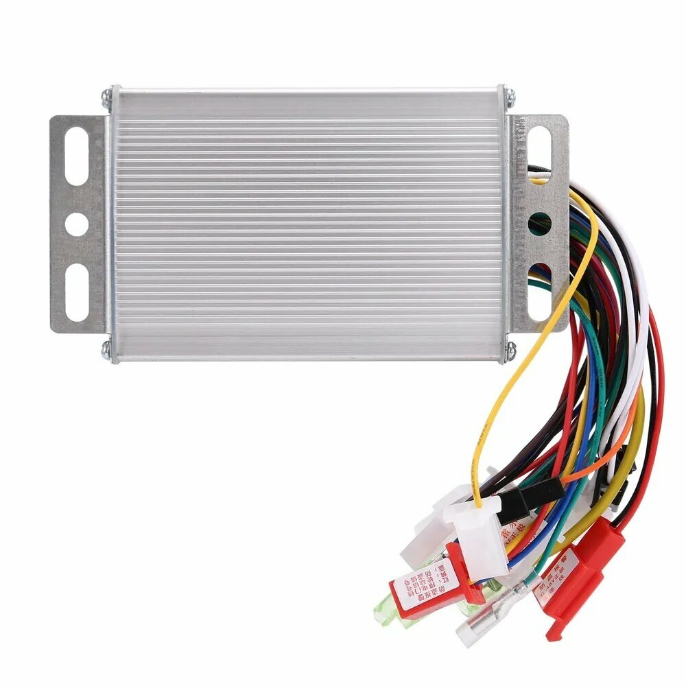 Контроллер двигателя электрического велосипеда 36V/48V 350W12 Tube Бесщеточный контроллер двигателя постоянного тока для электрического велосипеда EBike Scooter