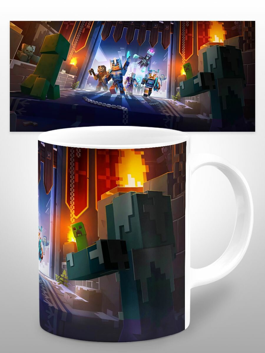 Кружка Майнкрафт Minecraft, 330 мл, 1 шт.