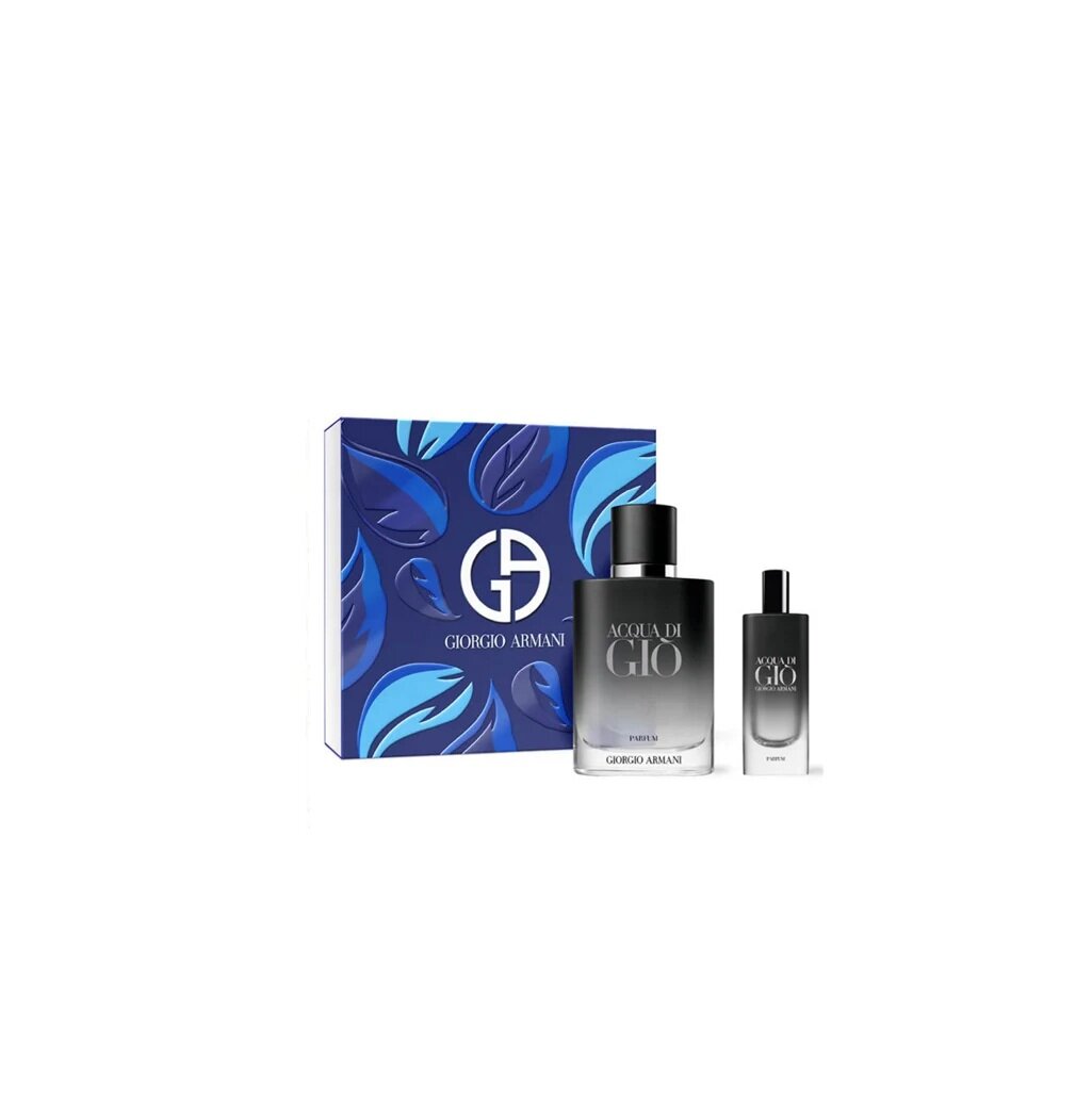 Giorgio Armani Acqua di Giò Parfum set 100 мл+15 мл духи мужские, древесные, водяные