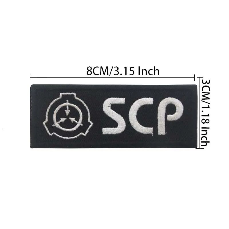 SCP Foundation Эмблема, тканевая аппликация, Embroidery09