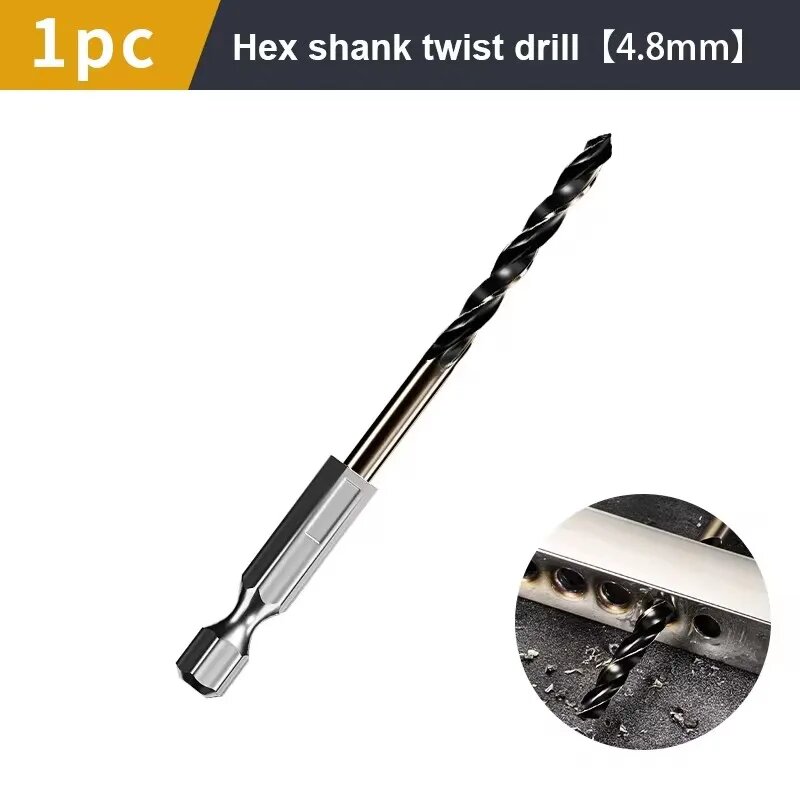 Сверло спиральное Hex shank 4.8mm