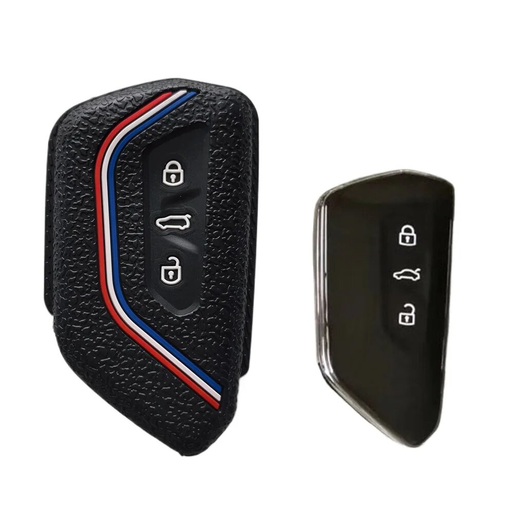 Силиконовый чехол для автомобильного ключа для Skoda Octavia A8, Seat Cupra Formentor Leon MK4, Tarraco 2020 2021, VW Golf 8 MK8, ID.3, ID.4