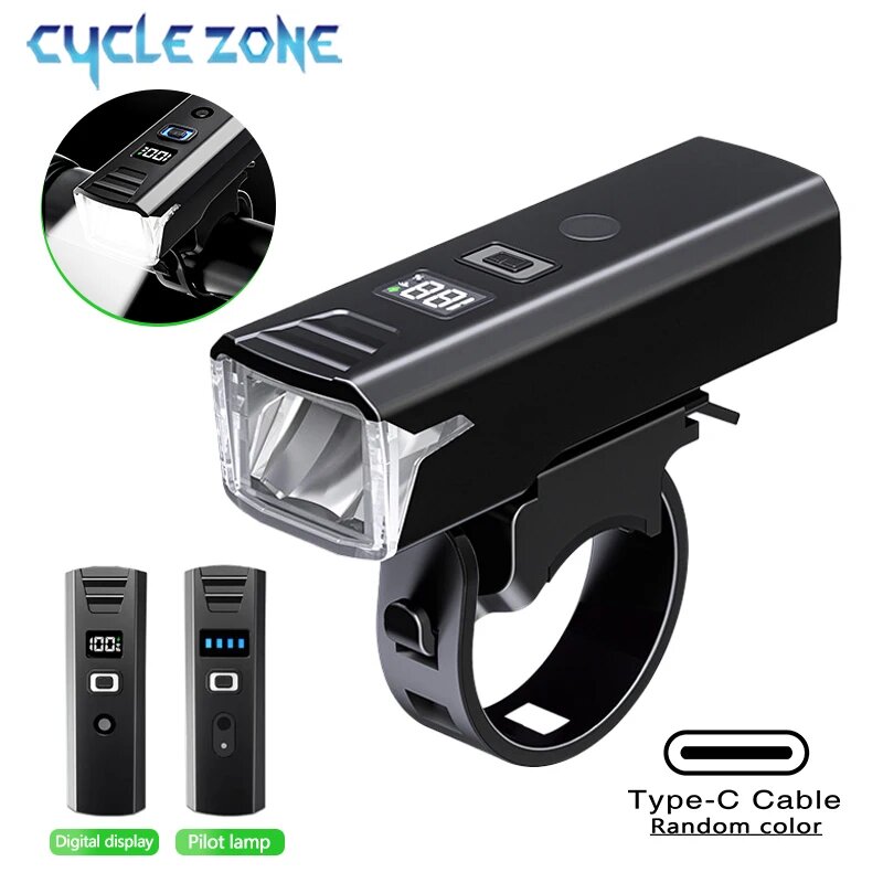 Велофонарь Cycle Zone, Digital Display, USB-C — фото 1