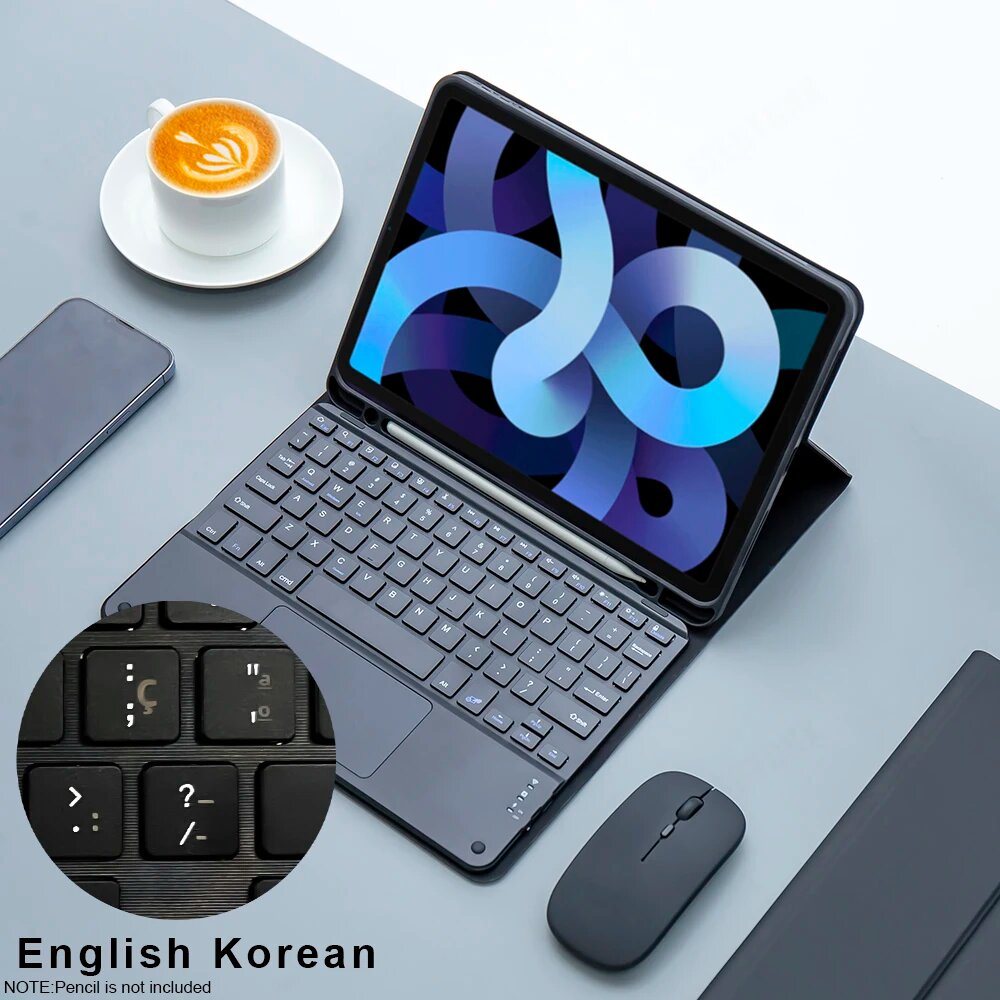 Беспроводная клавиатура и мышь EGYAL для iPad 9-го поколения