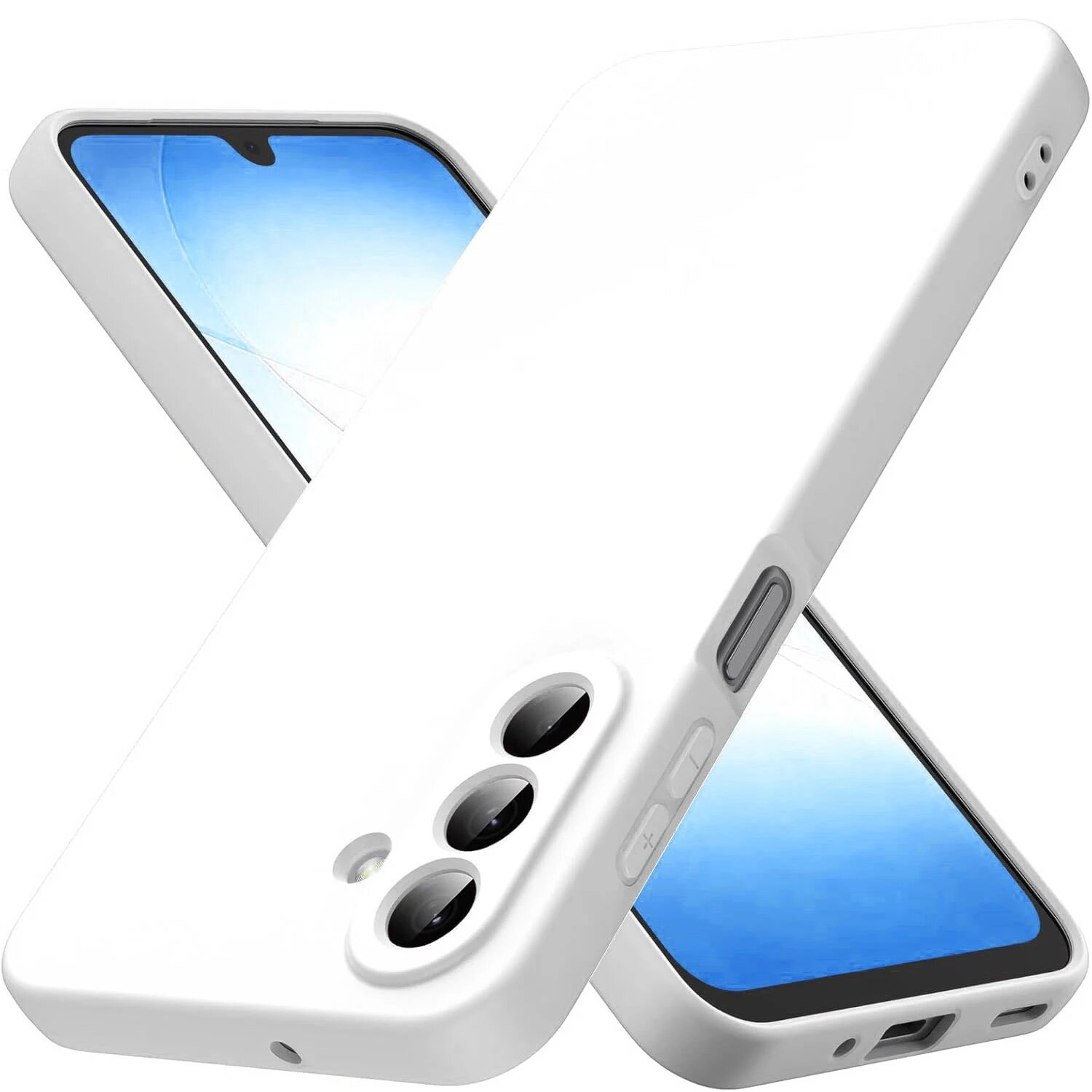 Жидкий силиконовый чехол для телефона Samsung Galaxy A15 A35 A55 A34 A54 A16 A26 A36 A56 A17 A37 A57 A33 A53 A73 A14 Защитная пленка для камеры