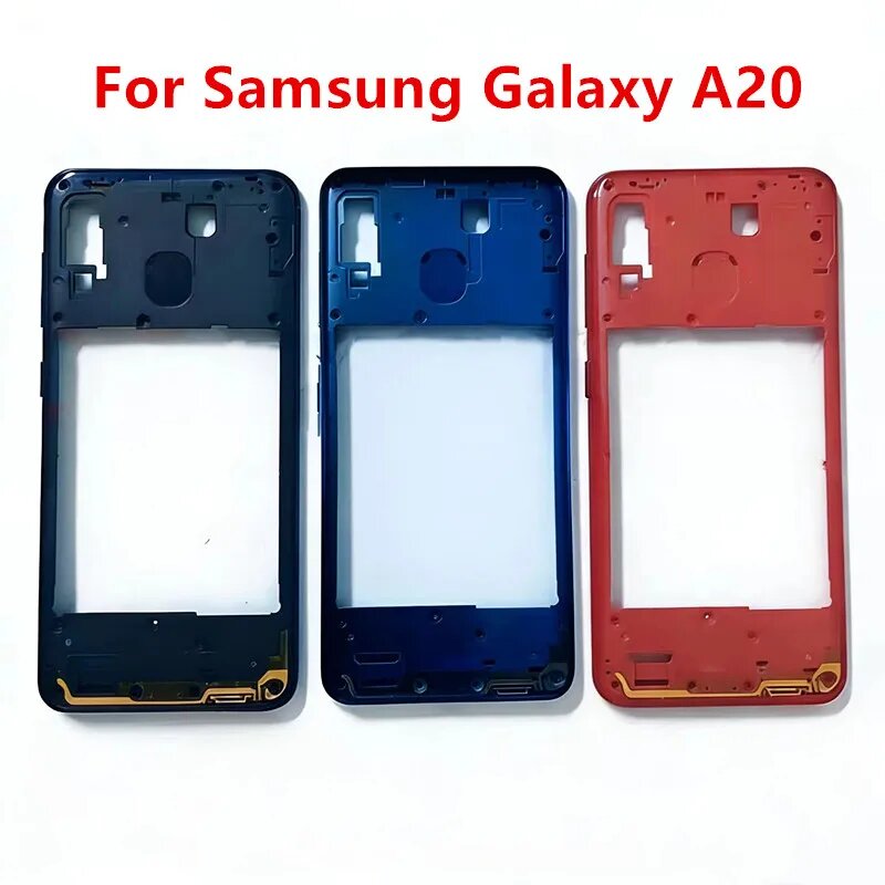 Красная рамка дисплея для Samsung Galaxy A20 A205
