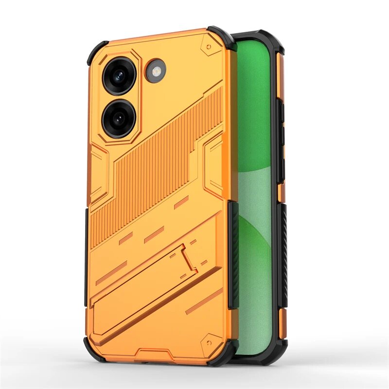 Оранжевый противоударный чехол для Poco X8 Pro