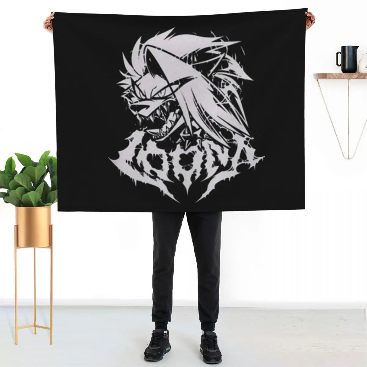 Плед Loona Helluva Boss плюш