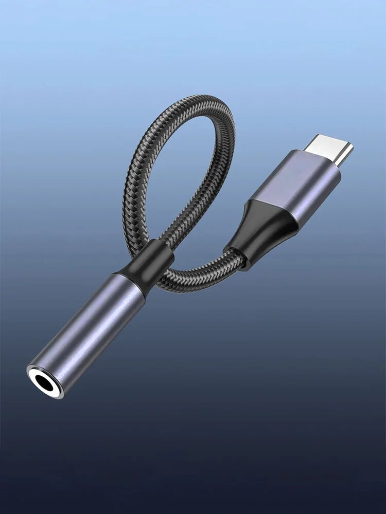 Кабель-адаптер USB-C На 3,5 Мм AUX Для iPhone 15/16 Pro Max, Galaxy S21/S22 Ultra, Note 20, Xiaomi (переходник Для Наушников)
