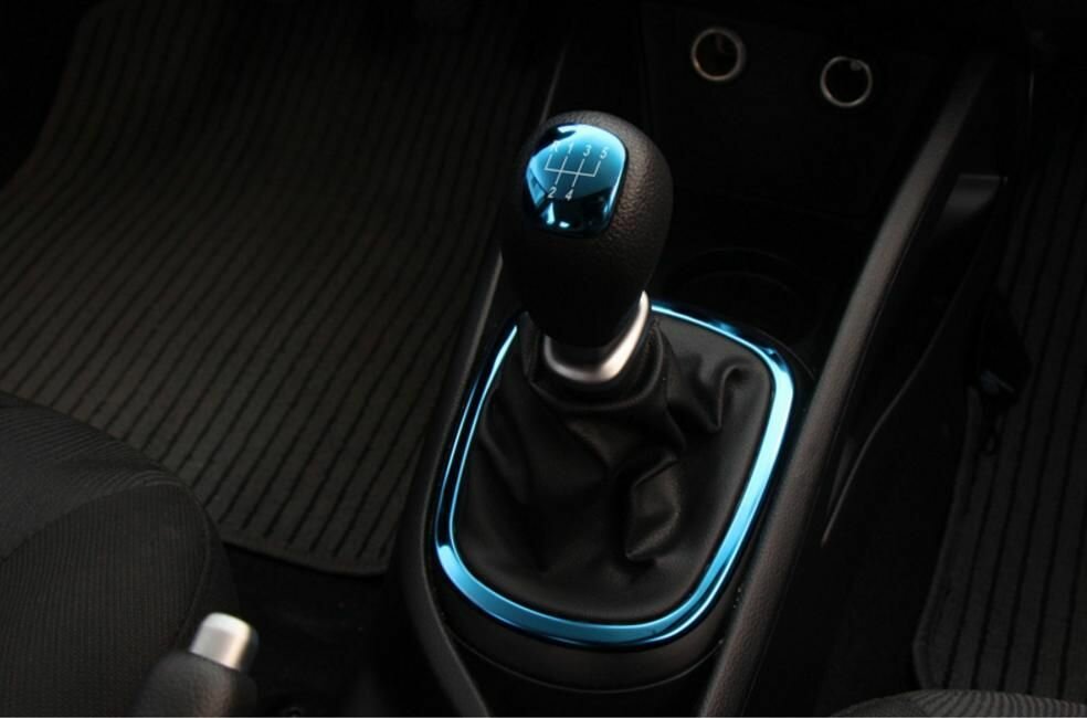 Накладка на панель МКПП Киа Рио 3- Kia Rio III 2011-2016