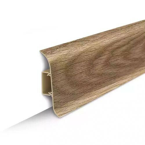 Пластиковый плинтус Идеал Classic 3D 70 мм Падук 321