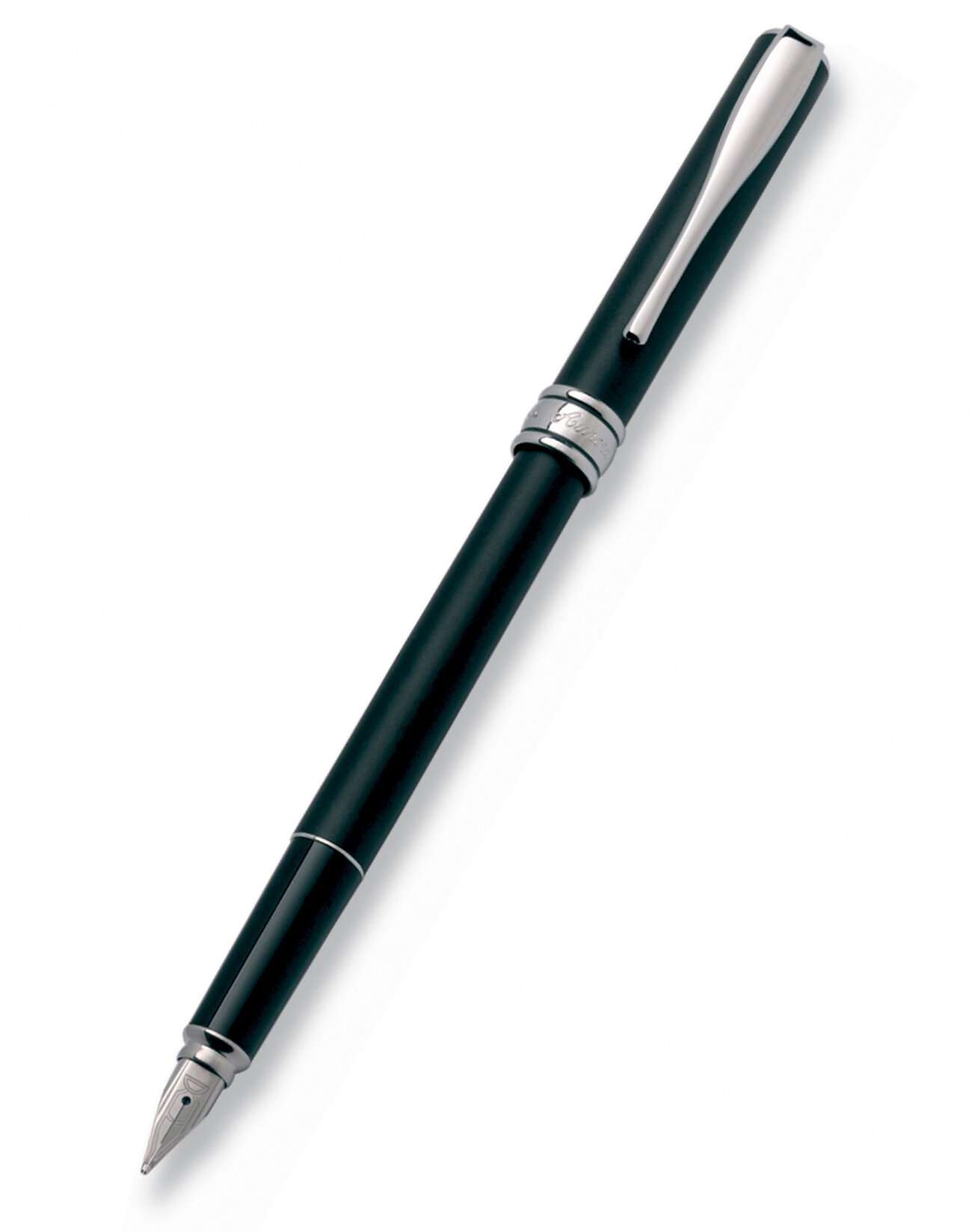 Перьевая ручка Aurora Magellano Black CT перо F, в подарочной коробке A12-CF