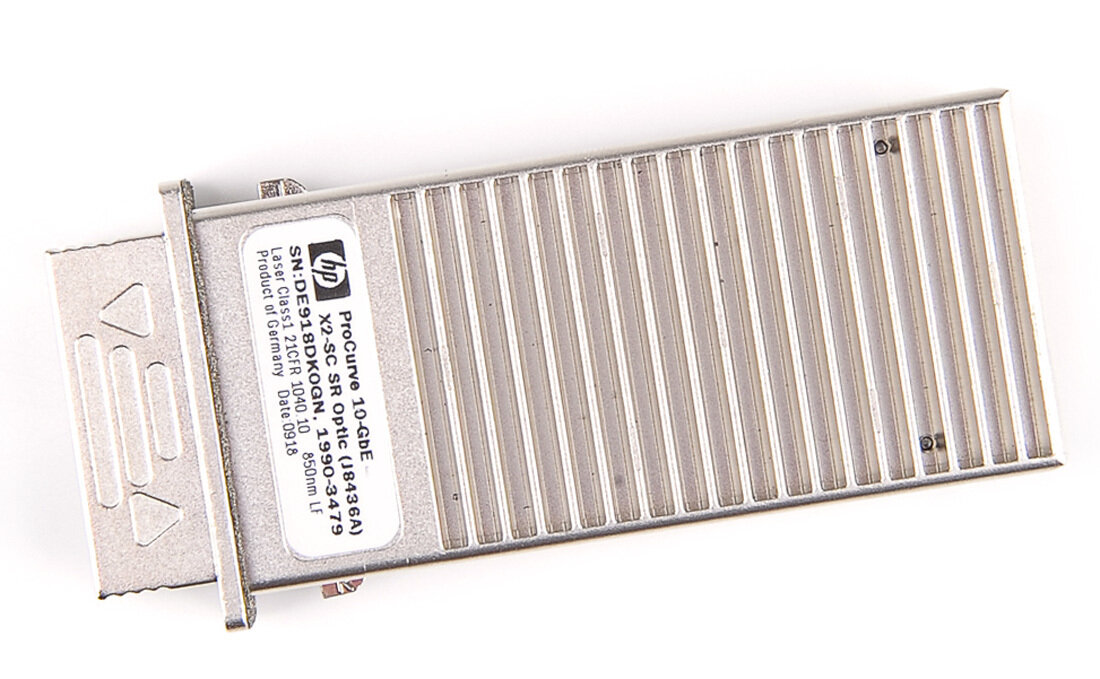 Трансивер HPE J8436A X131 10Gbps 850nm X2 10GBASE-SR SC 300м MMF