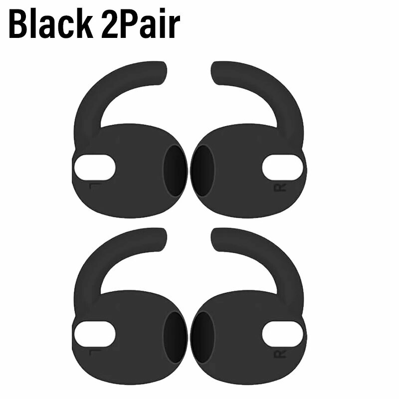 Силиконовые амбушюры для Samsung Galaxy Buds 4 BAPPSUS Черный, Black 2Pair