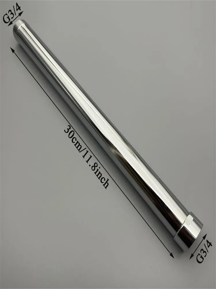 Удлинительная труба для душа G3/4 Круглый стол Хром30CM