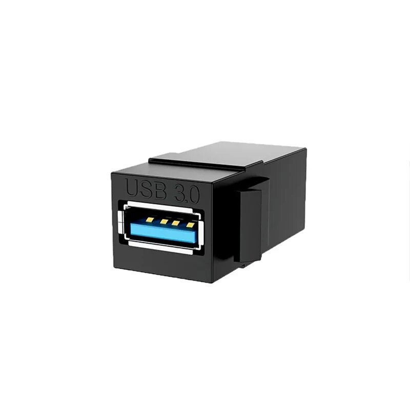EQP USB 3.0 переходник "мама-мама" 2PCS, USB3.0 A Black