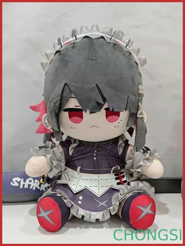 40cm Бесконечная Нулевая зона Эллен Джо мягкие игрушки аниме ; Zenless Zone Zero Ellen Joe мягкая игрушка