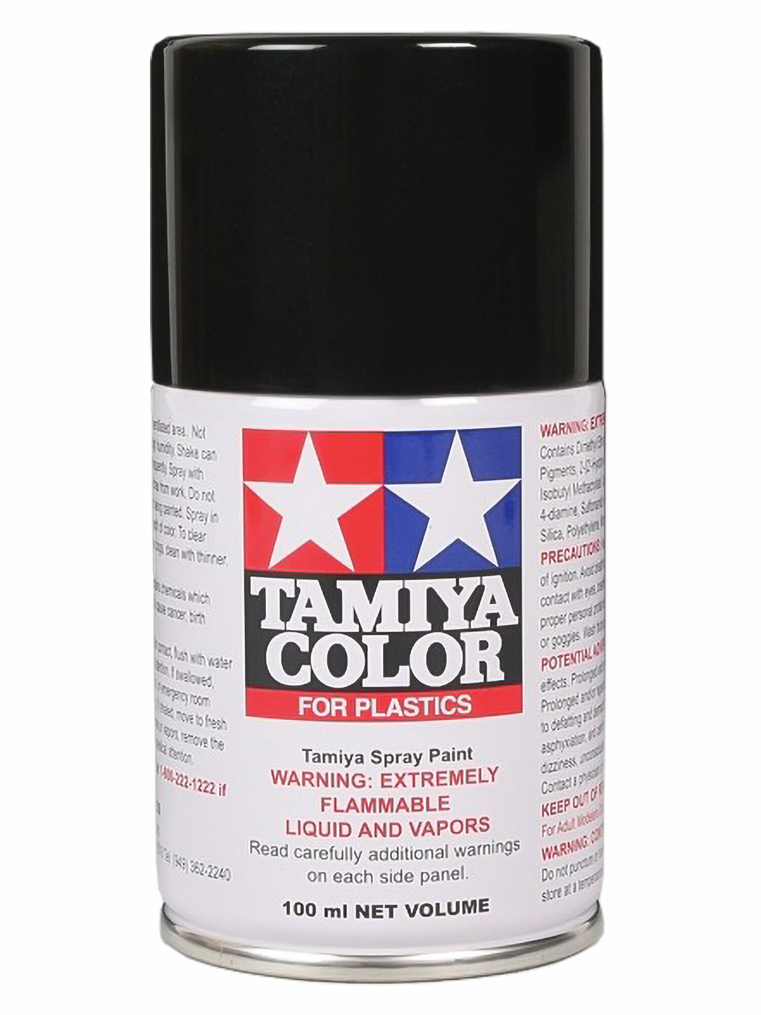 Краска лаковая аэрозольная Tamiya Color Lacquer TS-40 Metallic Black 85040 металлик, 100 мл