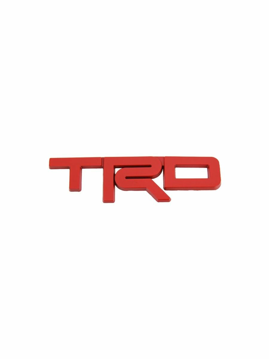Универсальные Металлическая 3D TRD наклейка для Тойота Красный