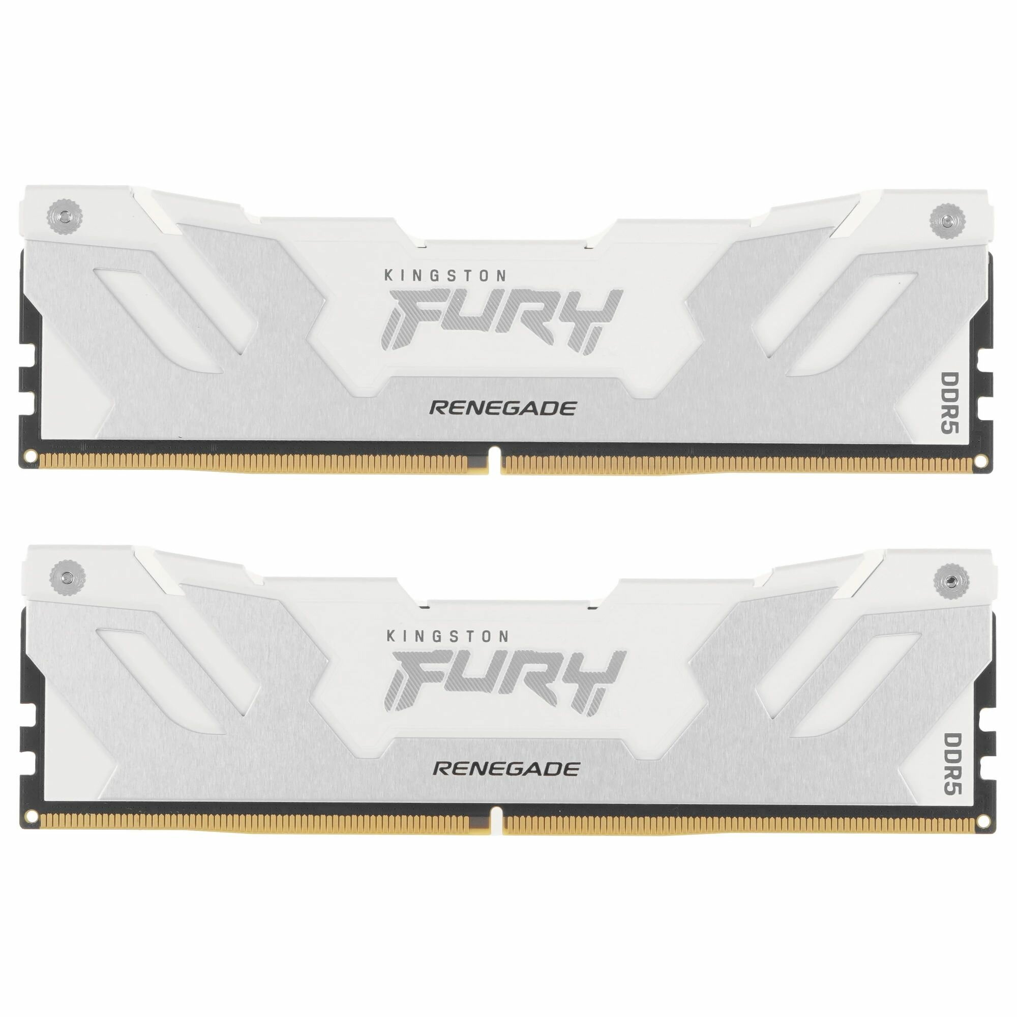 Оперативная память UDIMM Kingston Fury Renegade White (KF580C38RWK2-32) 32 ГБ - DDR5, 16 ГБ х 2 шт, 8000 МГц, PC64000