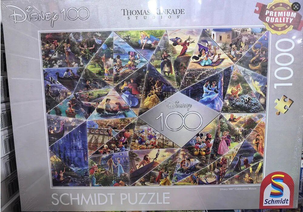 Disney Пазл 1000 деталей импортирован из Германии развивающие игрушки мультфильм