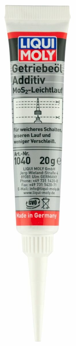 LiquiMoly Антифрикционная присадка в трансмиссионное масло Getriebeoil-Additiv (0,02кг), 1040