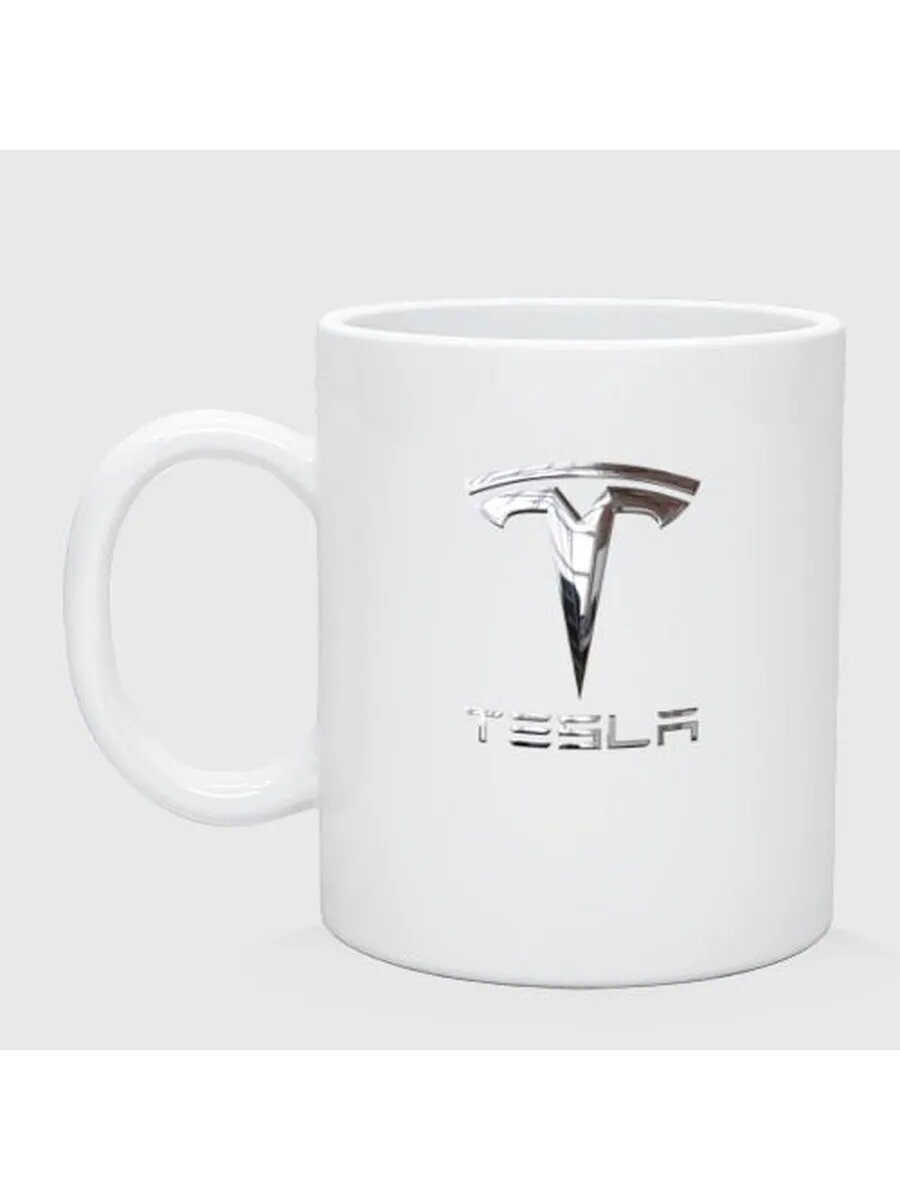 Tesla Logo Тесла Логотип Кружка