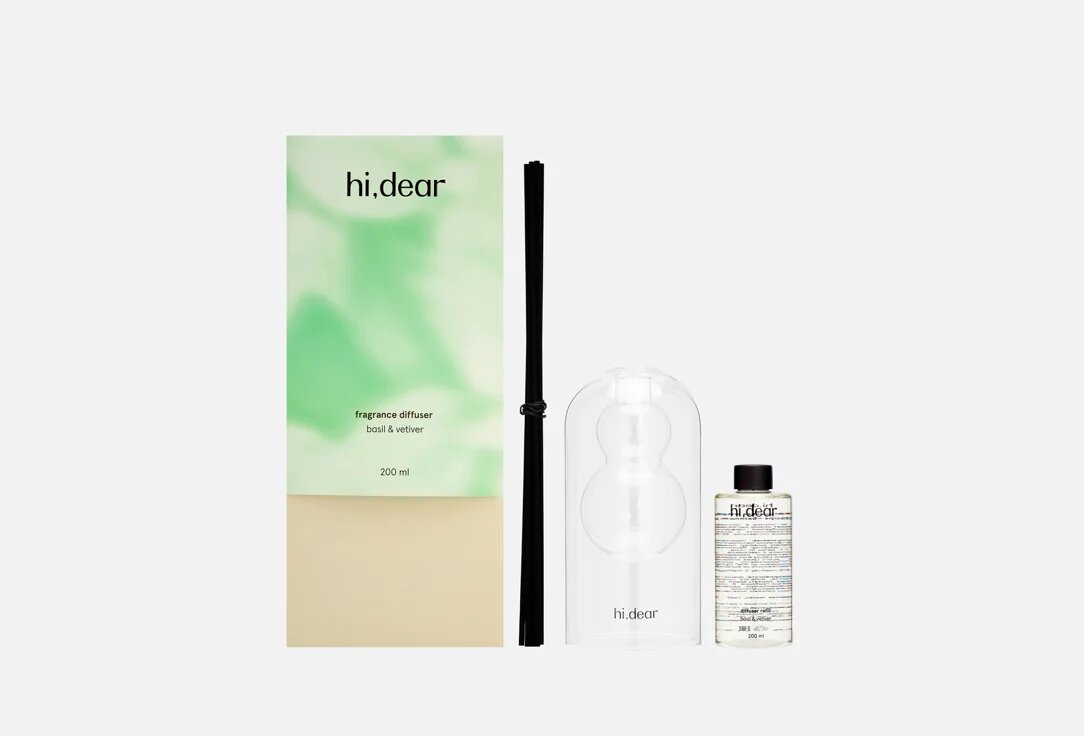 Hi, dear Basil & vetiver Ароматический диффузор 200 мл