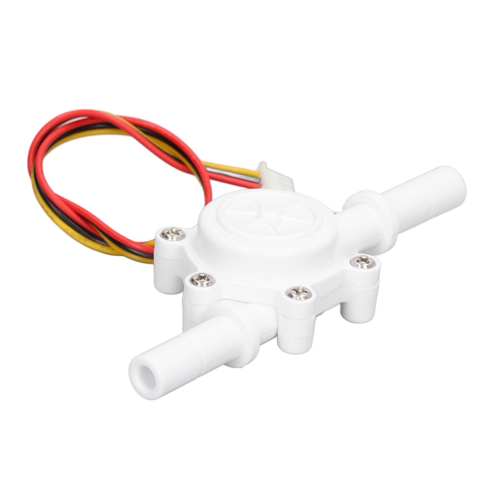 Датчик потока потока воды Переключатель потока жидкости DC3.5–24 В 0,3–10 л/мин 25 см 180 градусов G3/8